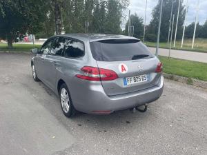 Grey Peugeot 308 2015 in Taurage, with an engine capacity of 1.56 L and mileage of 217 thousand km for 2500 €, photo 4 on AUTOMOTO.COM.LV