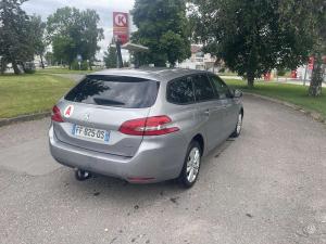 Grey Peugeot 308 2015 in Taurage, with an engine capacity of 1.56 L and mileage of 217 thousand km for 2500 €, photo 6 on AUTOMOTO.COM.LV