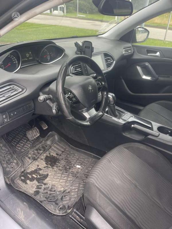 Pelēks Peugeot 308 2015 Tauragė, ar dzinēja tilpumu 1.56 L un nobraukumu 217 tūkst. km par 2500 €, foto 7 vietnē AUTOMOTO.COM.LV