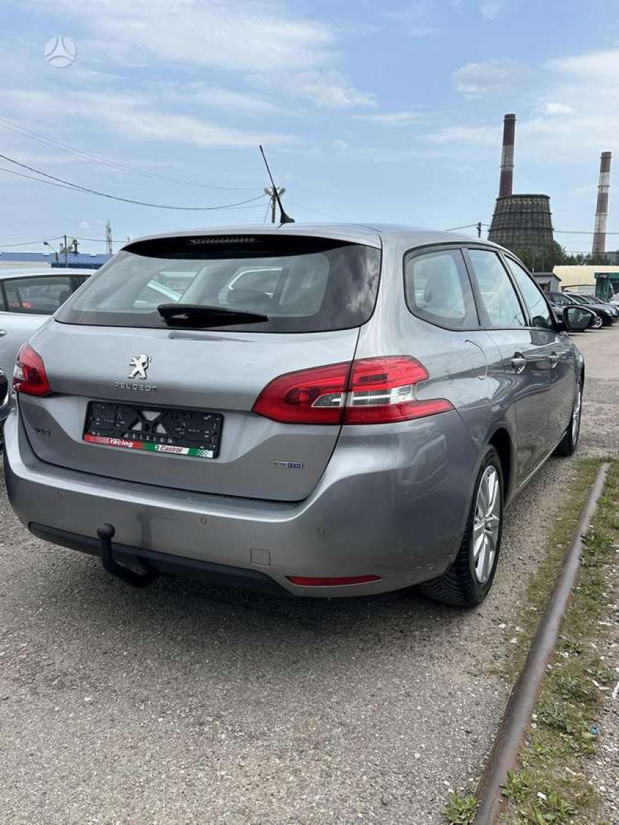 Pelēks Peugeot 308 2015 Kauņa, ar dzinēja tilpumu 1.60 L un nobraukumu 236 tūkst. km par 4350 €, foto 7 vietnē AUTOMOTO.COM.LV
