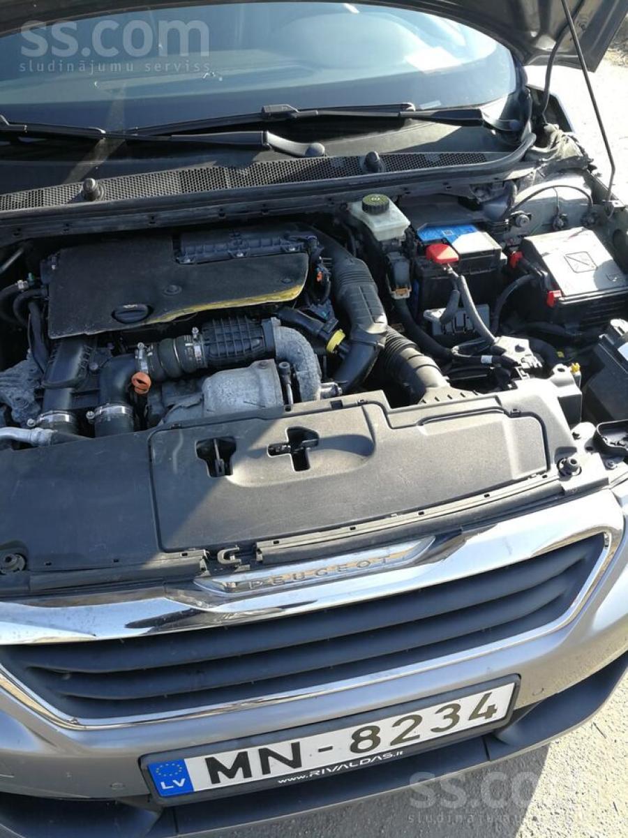 Pelēks Peugeot 308 2015 Daugavpils, ar dzinēja tilpumu 1.60 L un nobraukumu 242 tūkst. km par 4620 €, foto 9 vietnē AUTOMOTO.COM.LV