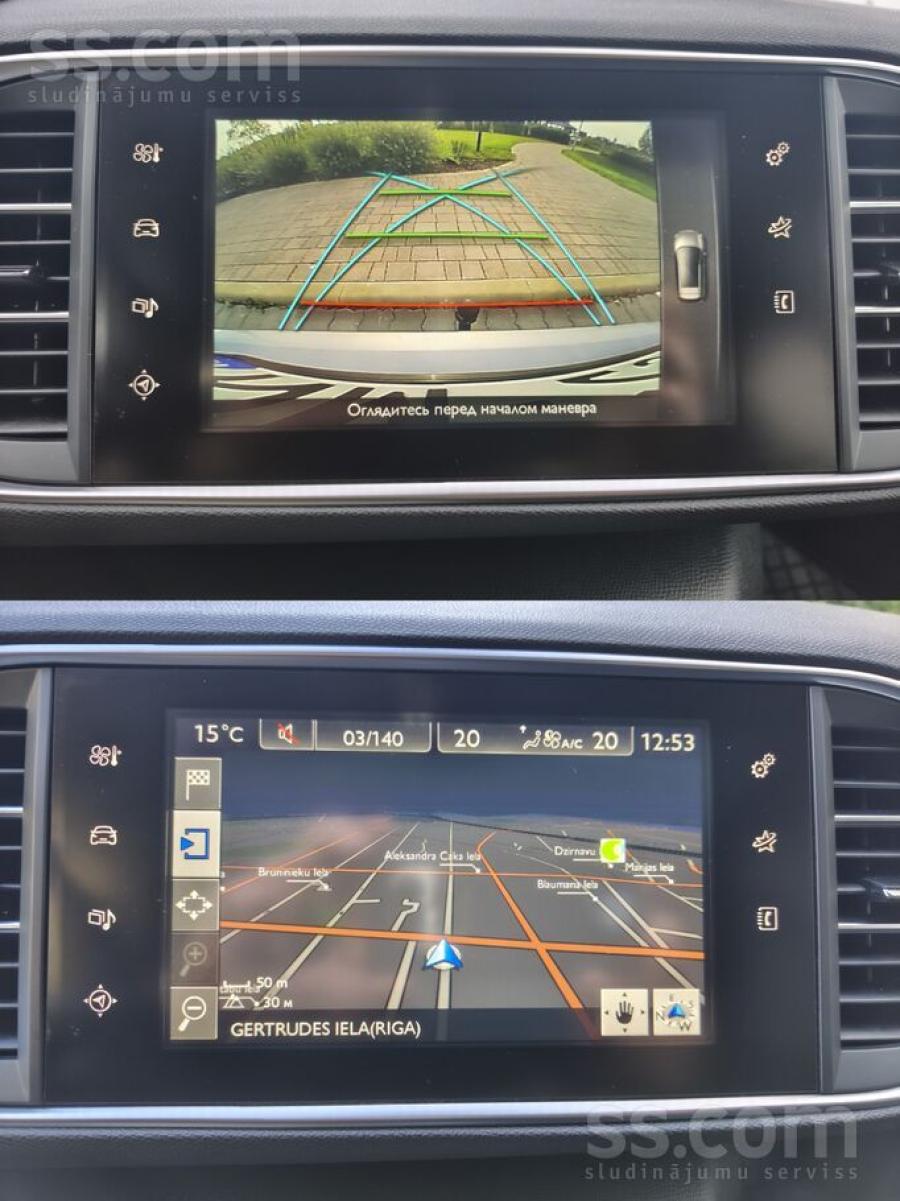 Grey Peugeot 308 2015 in Jelgava, with an engine capacity of 1.60 L and mileage of 165 thousand km for 6300 €, photo 10 on AUTOMOTO.COM.LV