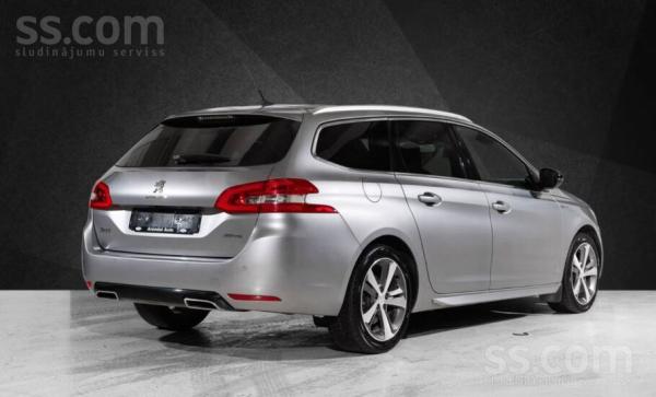Grey Peugeot 308 2016 in Jelgava, with an engine capacity of 1.20 L and mileage of 167 thousand km for 5890 €, photo 8 on AUTOMOTO.COM.LV