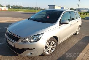 Pelēks Peugeot 308 2016 Liepāja, ar dzinēja tilpumu 1.20 L un nobraukumu 146 tūkst. km par 4900 €, foto  vietnē AUTOMOTO.COM.LV