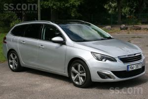 Pelēks Peugeot 308 2016 Jelgava, ar dzinēja tilpumu 2.00 L un nobraukumu 240 tūkst. km par 5780 €, foto 6 vietnē AUTOMOTO.COM.LV