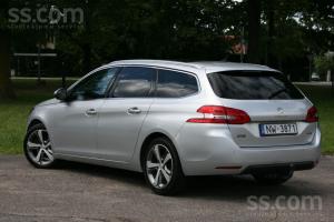 Pelēks Peugeot 308 2016 Jelgava, ar dzinēja tilpumu 2.00 L un nobraukumu 240 tūkst. km par 5780 €, foto 8 vietnē AUTOMOTO.COM.LV