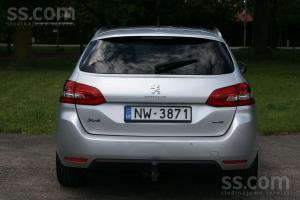 Pelēks Peugeot 308 2016 Jelgava, ar dzinēja tilpumu 2.00 L un nobraukumu 240 tūkst. km par 5780 €, foto 12 vietnē AUTOMOTO.COM.LV