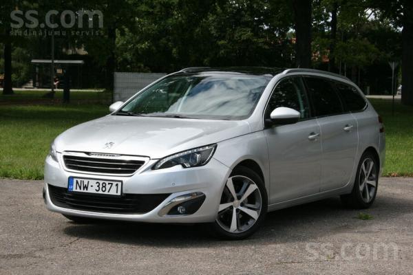 Grey Peugeot 308 2016 in Jelgava, with an engine capacity of 2.00 L and mileage of 240 thousand km for 5780 €, photo 1 on AUTOMOTO.COM.LV