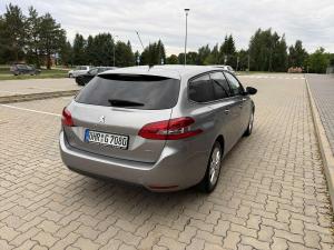 Grey Peugeot 308 2016 in Panevezys, with an engine capacity of 1.56 L and mileage of 166 thousand km for 6500 €, photo 4 on AUTOMOTO.COM.LV