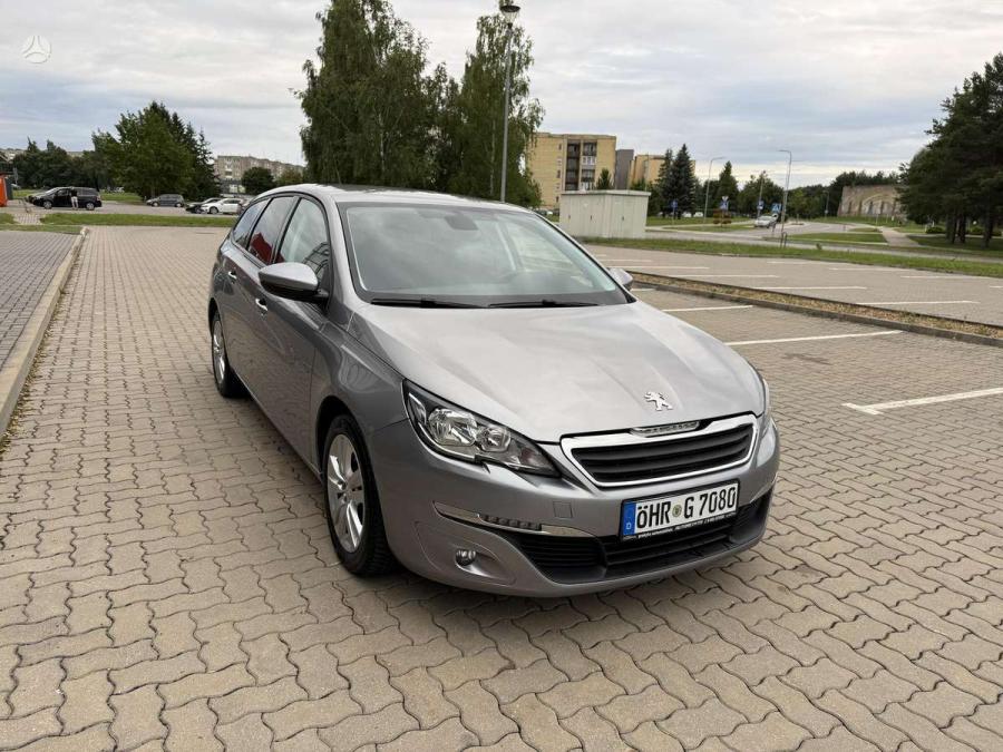 Grey Peugeot 308 2016 in Panevezys, with an engine capacity of 1.56 L and mileage of 166 thousand km for 6500 €, photo 10 on AUTOMOTO.COM.LV