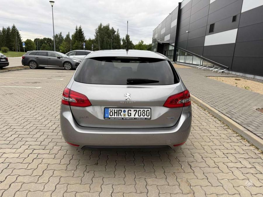 Grey Peugeot 308 2016 in Panevezys, with an engine capacity of 1.56 L and mileage of 166 thousand km for 6500 €, photo 11 on AUTOMOTO.COM.LV