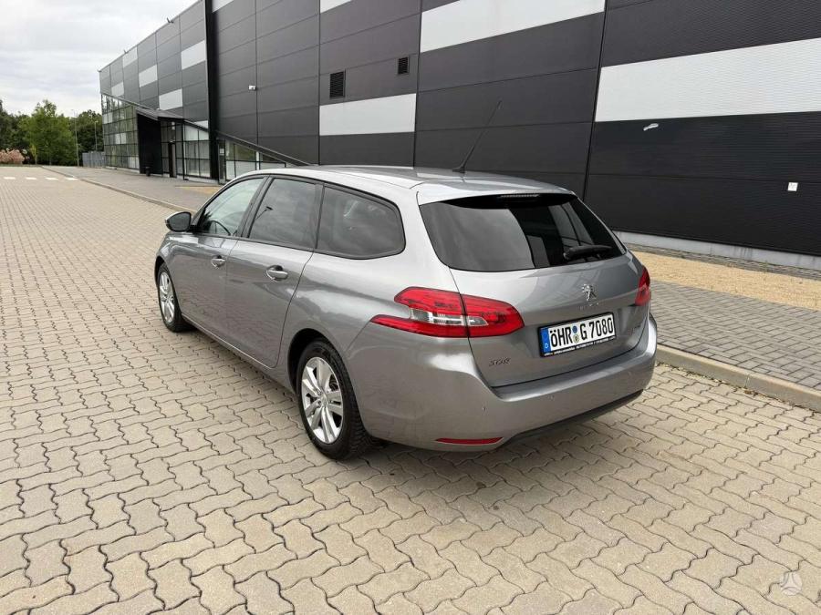 Grey Peugeot 308 2016 in Panevezys, with an engine capacity of 1.56 L and mileage of 166 thousand km for 6500 €, photo 12 on AUTOMOTO.COM.LV