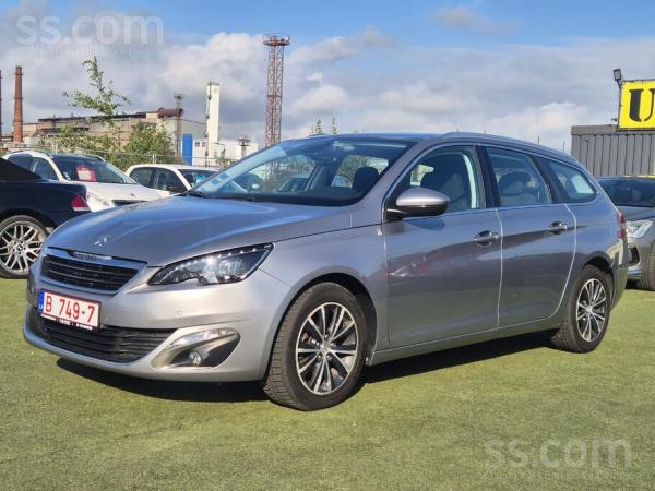Grey Peugeot 308 2016 in Liepaja, with an engine capacity of 1.20 L and mileage of 113 thousand km for 6400 €, photo 1 on AUTOMOTO.COM.LV