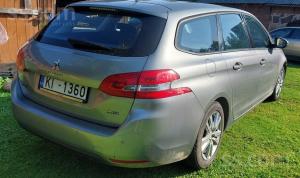 Grey Peugeot 308 2016 in Gulbene, with an engine capacity of 1.60 L and mileage of 242 thousand km for 4590 €, photo 4 on AUTOMOTO.COM.LV