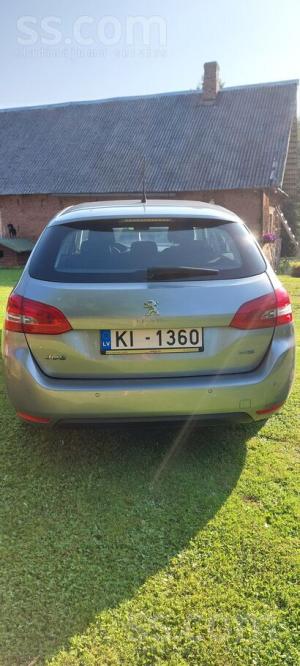 Grey Peugeot 308 2016 in Gulbene, with an engine capacity of 1.60 L and mileage of 242 thousand km for 4590 €, photo 5 on AUTOMOTO.COM.LV