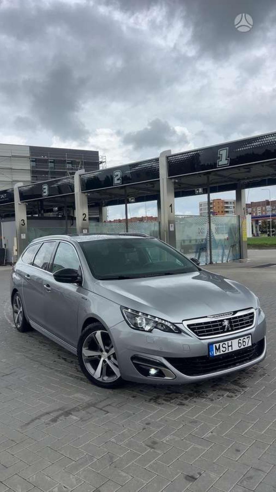 Pelēks Peugeot 308 2016 Klaipėda, ar dzinēja tilpumu 1.20 L un nobraukumu 250 tūkst. km par 5200 €, foto 1 vietnē AUTOMOTO.COM.LV