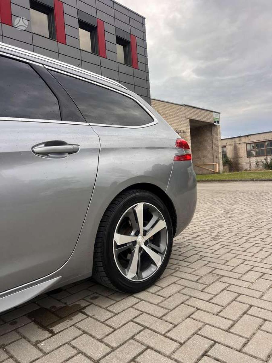 Pelēks Peugeot 308 2016 Klaipėda, ar dzinēja tilpumu 1.20 L un nobraukumu 250 tūkst. km par 5200 €, foto 7 vietnē AUTOMOTO.COM.LV