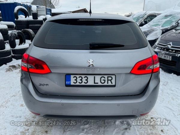 Pelēks Peugeot 308 2017 Tallina, ar dzinēja tilpumu 1.60 L un nobraukumu 231 tūkst. km par 8500 €, foto 5 vietnē AUTOMOTO.COM.LV