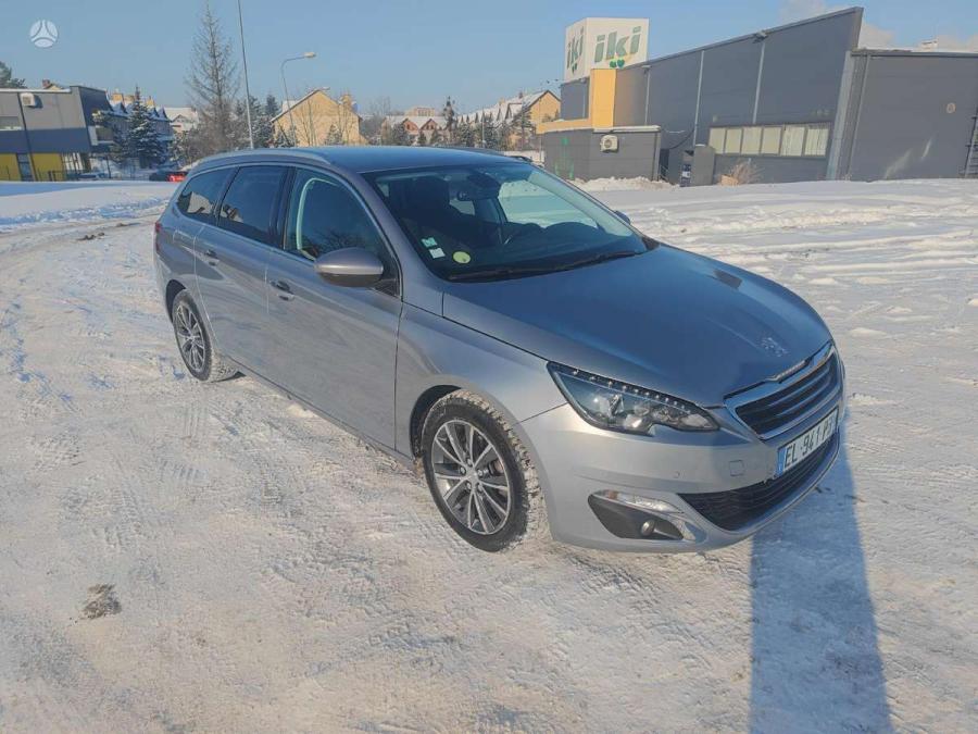 Pelēks Peugeot 308 2017 Kauņa, ar dzinēja tilpumu 1.56 L un nobraukumu 227 tūkst. km par 5950 €, foto 1 vietnē AUTOMOTO.COM.LV