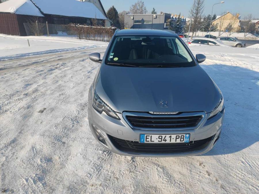 Pelēks Peugeot 308 2017 Kauņa, ar dzinēja tilpumu 1.56 L un nobraukumu 227 tūkst. km par 5950 €, foto 2 vietnē AUTOMOTO.COM.LV