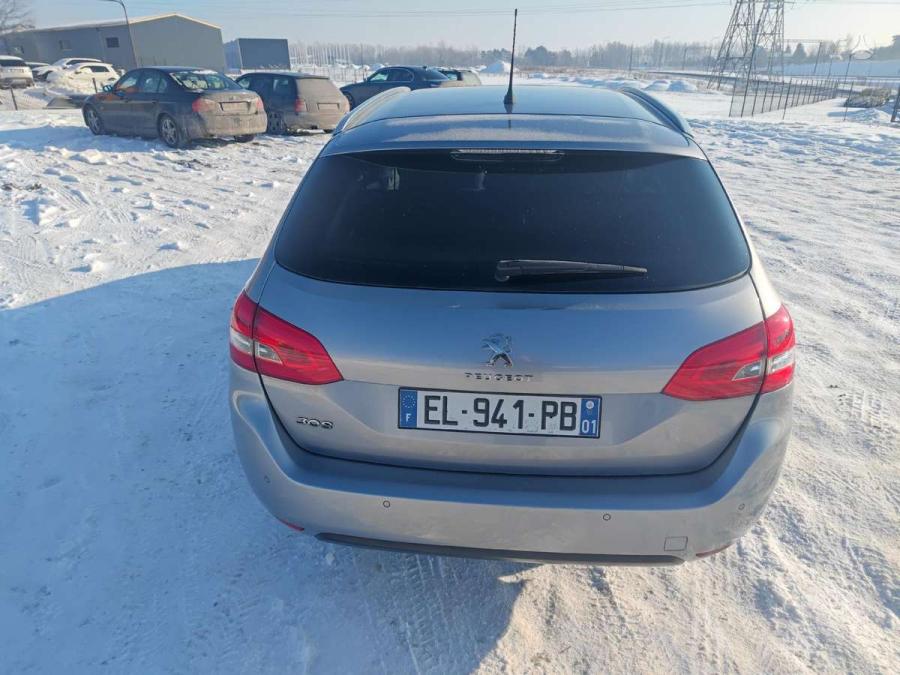 Pelēks Peugeot 308 2017 Kauņa, ar dzinēja tilpumu 1.56 L un nobraukumu 227 tūkst. km par 5950 €, foto 7 vietnē AUTOMOTO.COM.LV