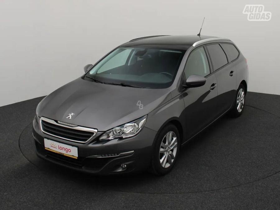 Grey Peugeot 308 2017 in Vilnius, with an engine capacity of 1.20 L and mileage of 169 thousand km for 6999 €, photo 1 on AUTOMOTO.COM.LV