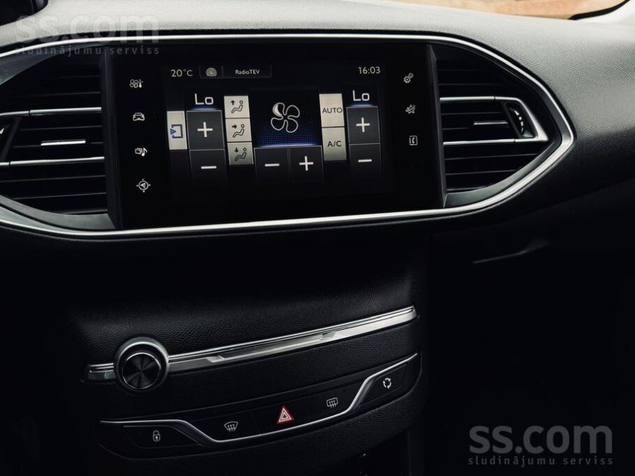 Grey Peugeot 308 2017 in Cesis, with an engine capacity of 1.20 L and mileage of 0 thousand km for 7490 €, photo 17 on AUTOMOTO.COM.LV