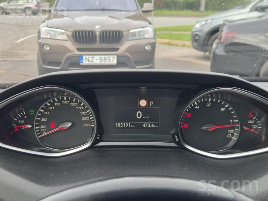 Серый Пежо 308 2017 в Рига, объемом двигателя 1.60 л и пробегом 185 тыс. км за 6490 €, фото 22 на AUTOMOTO.COM.LV