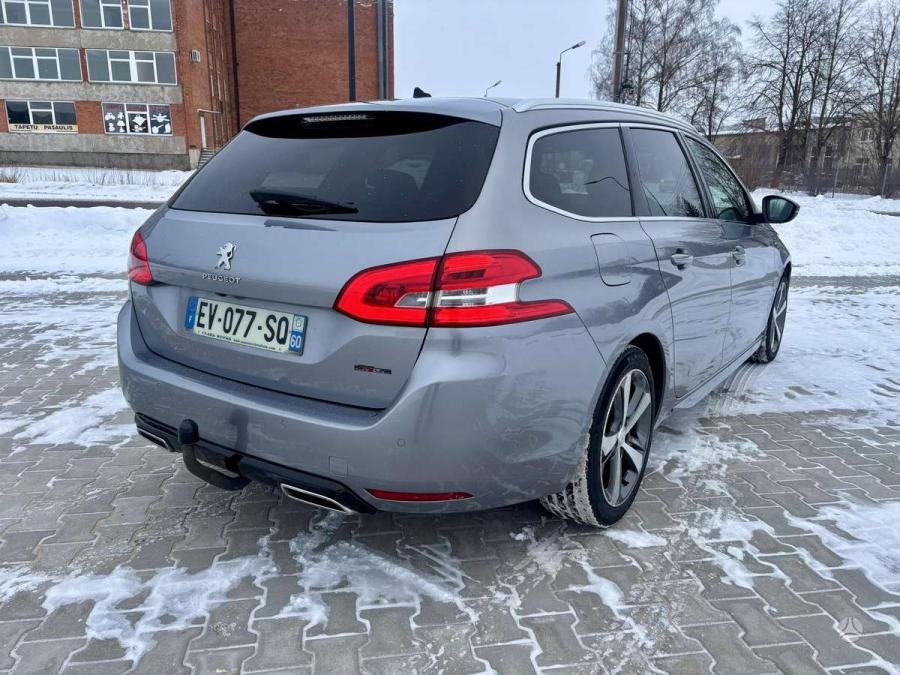 Grey Peugeot 308 2018 in Taurage, with an engine capacity of 1.20 L and mileage of 170 thousand km for 6500 €, photo 7 on AUTOMOTO.COM.LV