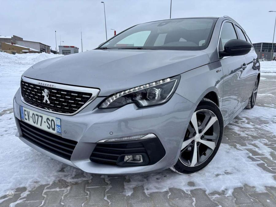Grey Peugeot 308 2018 in Taurage, with an engine capacity of 1.20 L and mileage of 170 thousand km for 6500 €, photo 25 on AUTOMOTO.COM.LV