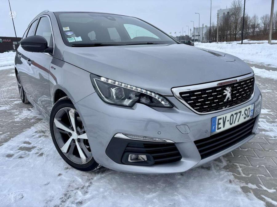 Grey Peugeot 308 2018 in Taurage, with an engine capacity of 1.20 L and mileage of 170 thousand km for 6500 €, photo 29 on AUTOMOTO.COM.LV