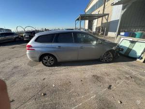 Grey Peugeot 308 2018 in Ukmerge, with an engine capacity of 1.50 L and mileage of 130 thousand km for 3450 €, photo  on AUTOMOTO.COM.LV