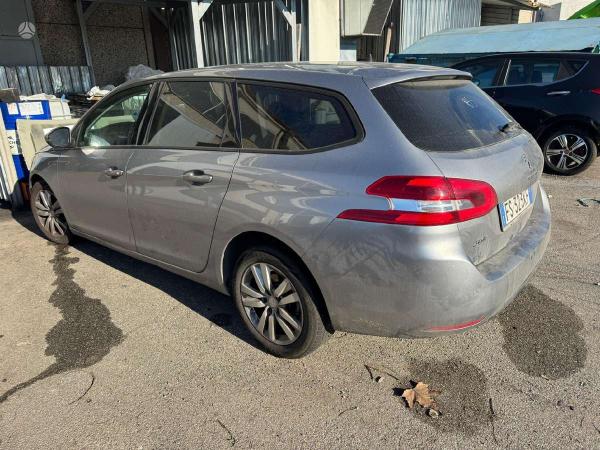 Grey Peugeot 308 2018 in Ukmerge, with an engine capacity of 1.50 L and mileage of 130 thousand km for 3450 €, photo 3 on AUTOMOTO.COM.LV