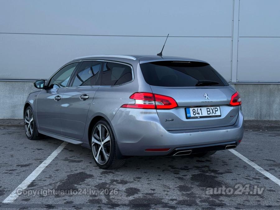 Grey Peugeot 308 2018 in Tallinn, with an engine capacity of 1.20 L and mileage of 159 thousand km for 8900 €, photo 8 on AUTOMOTO.COM.LV