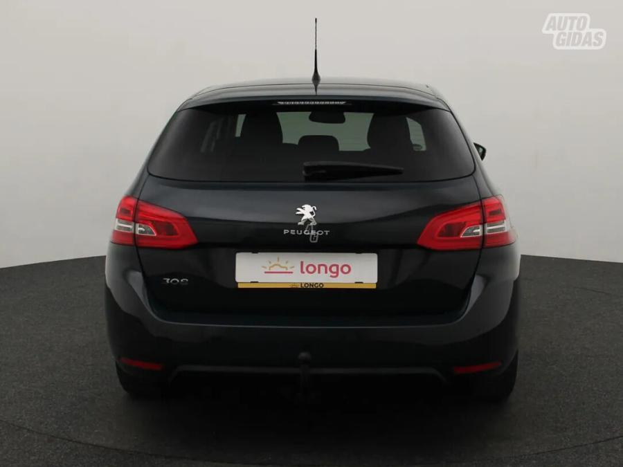 Grey Peugeot 308 2018 in Vilnius, with an engine capacity of 1.20 L and mileage of 188 thousand km for 6799 €, photo 6 on AUTOMOTO.COM.LV