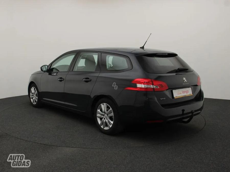Grey Peugeot 308 2018 in Vilnius, with an engine capacity of 1.20 L and mileage of 188 thousand km for 6799 €, photo 8 on AUTOMOTO.COM.LV