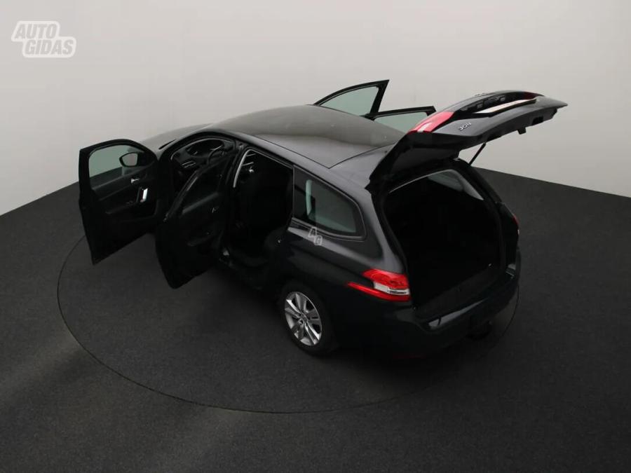 Grey Peugeot 308 2018 in Vilnius, with an engine capacity of 1.20 L and mileage of 188 thousand km for 6799 €, photo 14 on AUTOMOTO.COM.LV