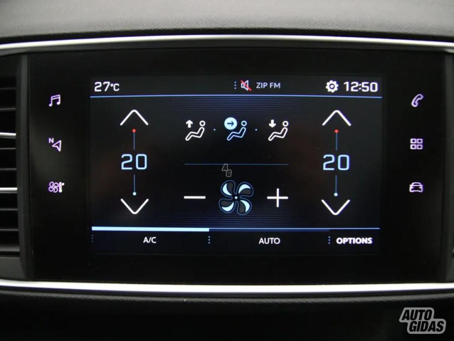 Grey Peugeot 308 2018 in Vilnius, with an engine capacity of 1.20 L and mileage of 188 thousand km for 6799 €, photo 21 on AUTOMOTO.COM.LV