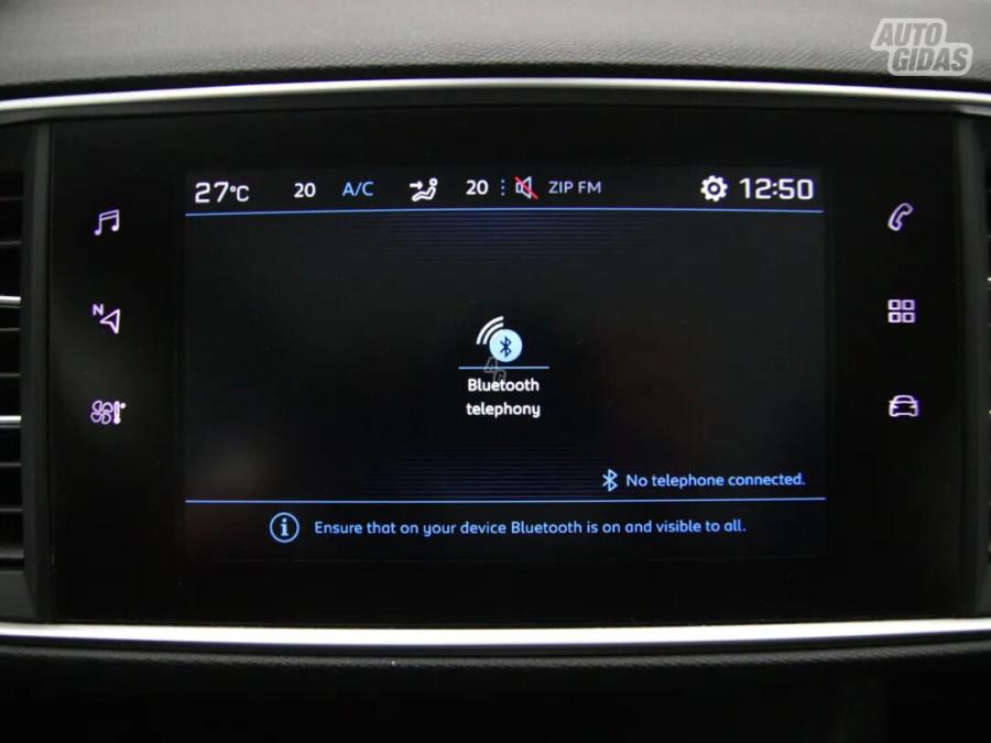 Grey Peugeot 308 2018 in Vilnius, with an engine capacity of 1.20 L and mileage of 188 thousand km for 6799 €, photo 24 on AUTOMOTO.COM.LV