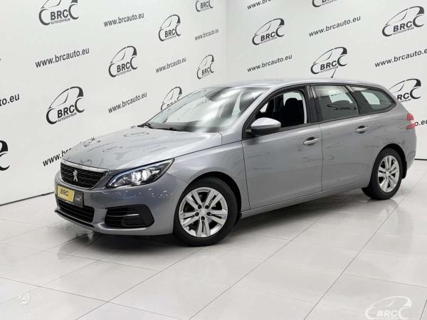 Grey Peugeot 308 2018 in Vilnius, with an engine capacity of 1.56 L and mileage of 80 thousand km for 7900 €, photo 1 on AUTOMOTO.COM.LV
