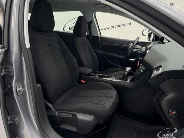 Grey Peugeot 308 2018 in Vilnius, with an engine capacity of 1.56 L and mileage of 80 thousand km for 7900 €, photo 9 on AUTOMOTO.COM.LV