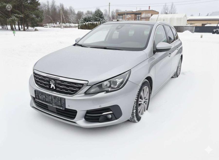 Pelēks Peugeot 308 2019 Šauļi, ar dzinēja tilpumu 1.50 L un nobraukumu 218 tūkst. km par 6100 €, foto 3 vietnē AUTOMOTO.COM.LV