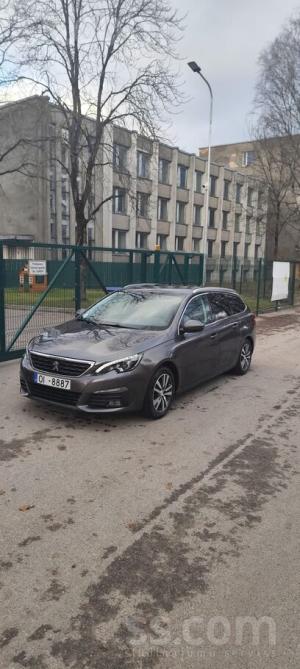 Grey Peugeot 308 2019 in Riga, with an engine capacity of 1.50 L and mileage of 278 thousand km for 8000 €, photo  on AUTOMOTO.COM.LV