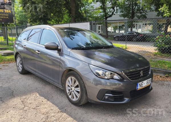 Grey Peugeot 308 2019 in Jelgava, with an engine capacity of 1.60 L and mileage of 0 thousand km for 5590 €, photo 4 on AUTOMOTO.COM.LV