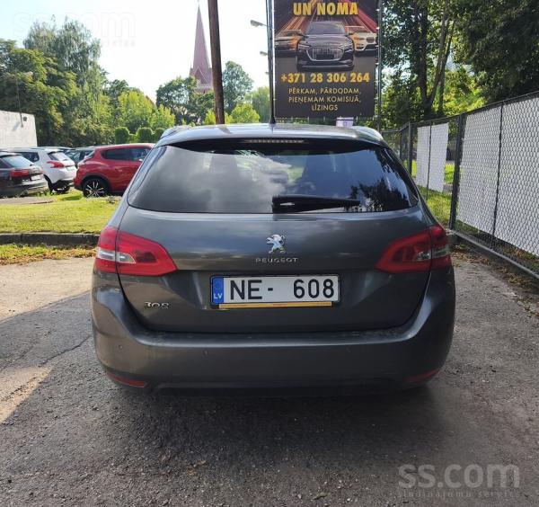 Grey Peugeot 308 2019 in Jelgava, with an engine capacity of 1.60 L and mileage of 0 thousand km for 5590 €, photo 6 on AUTOMOTO.COM.LV