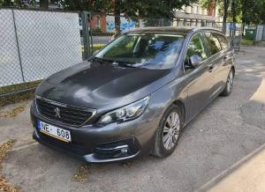 Grey Peugeot 308 2019 in Jelgava, with an engine capacity of 1.50 L and mileage of 151 thousand km for 5590 €, photo  on AUTOMOTO.COM.LV