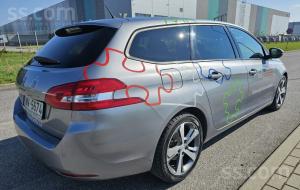 Pelēks Peugeot 308 2020 Rīga, ar dzinēja tilpumu 1.50 L un nobraukumu 226 tūkst. km par 6000 €, foto 4 vietnē AUTOMOTO.COM.LV