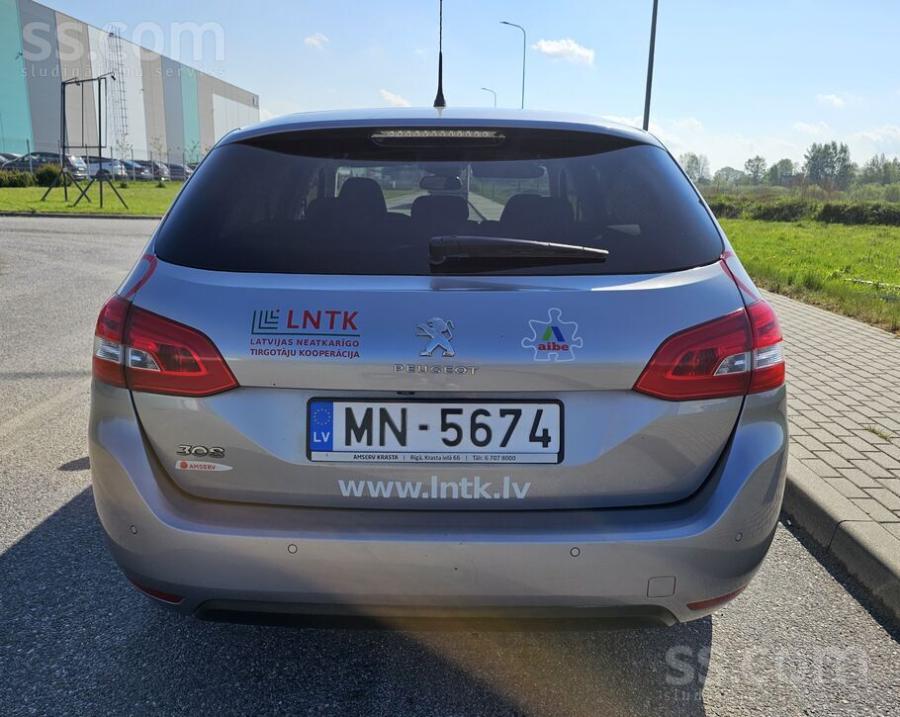Pelēks Peugeot 308 2020 Rīga, ar dzinēja tilpumu 1.50 L un nobraukumu 226 tūkst. km par 6000 €, foto 7 vietnē AUTOMOTO.COM.LV