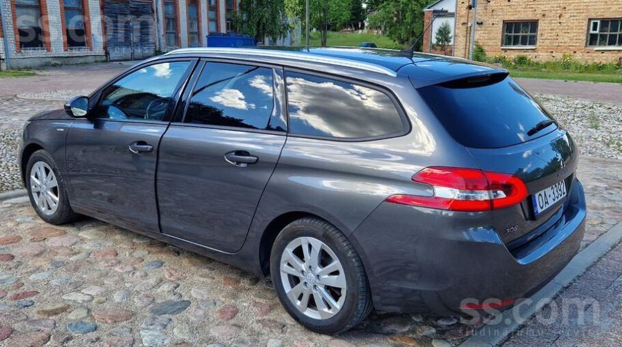 Серый Пежо 308 2020 в Кулдига, объемом двигателя 1.50 л и пробегом 172 тыс. км за 9000 €, фото 7 на AUTOMOTO.COM.LV