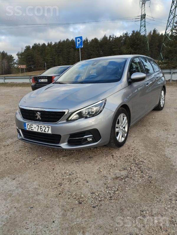 Grey Peugeot 308 2020 in Riga, with an engine capacity of 1.50 L and mileage of 0 thousand km for 7850 €, photo 1 on AUTOMOTO.COM.LV